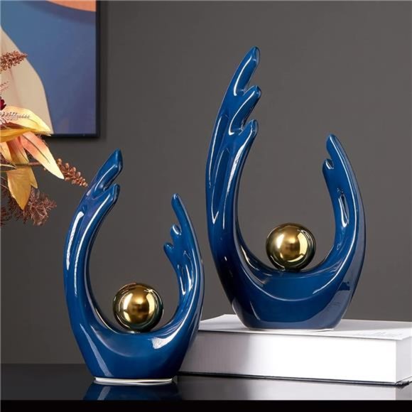 Art | Modern Ceramic Statue Homedecorations For Living Roomoffice Shelf ...